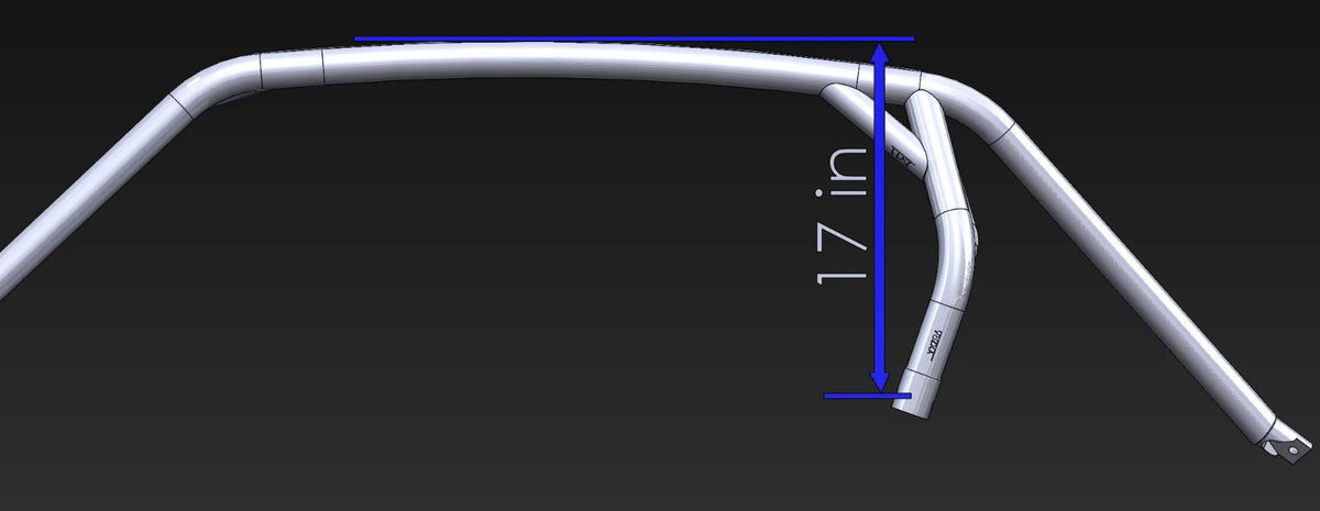 YXZ 1000R Radius Roll Cage Kit for Yamaha