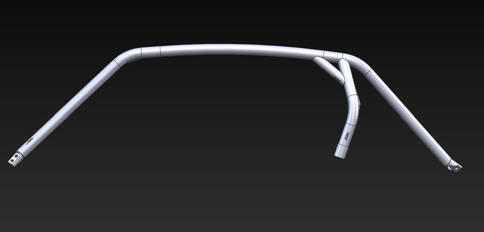 YXZ 1000R Radius Roll Cage Kit for Yamaha